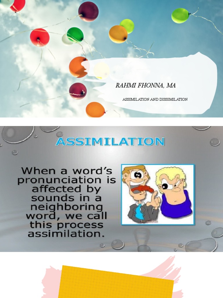 Assimilation in Phonetics Explained | PDF | Language Arts & Discipline ...