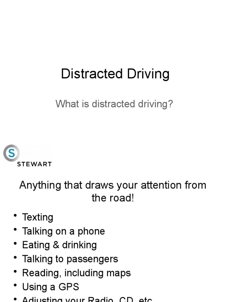 What Is Distracted Driving? | PDF | Road Transport | Transport