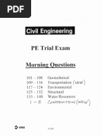 PE Civil - Construction Ebook Practice Exam-2059843 | PDF | Concrete ...
