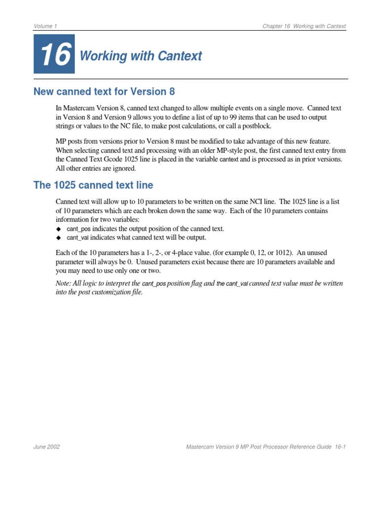 Working With Cantext: New Canned Text For Version 8 | Download Free PDF ...