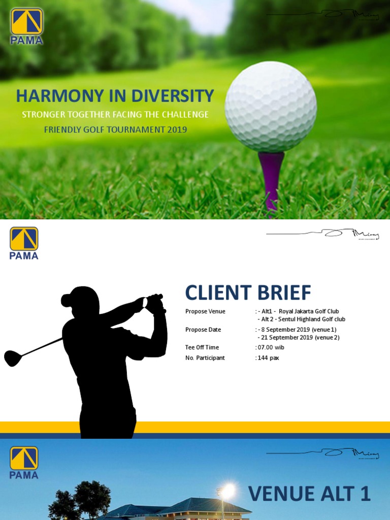 Contoh Proposal Golf Tournament | PDF | Summer Sports | Sports