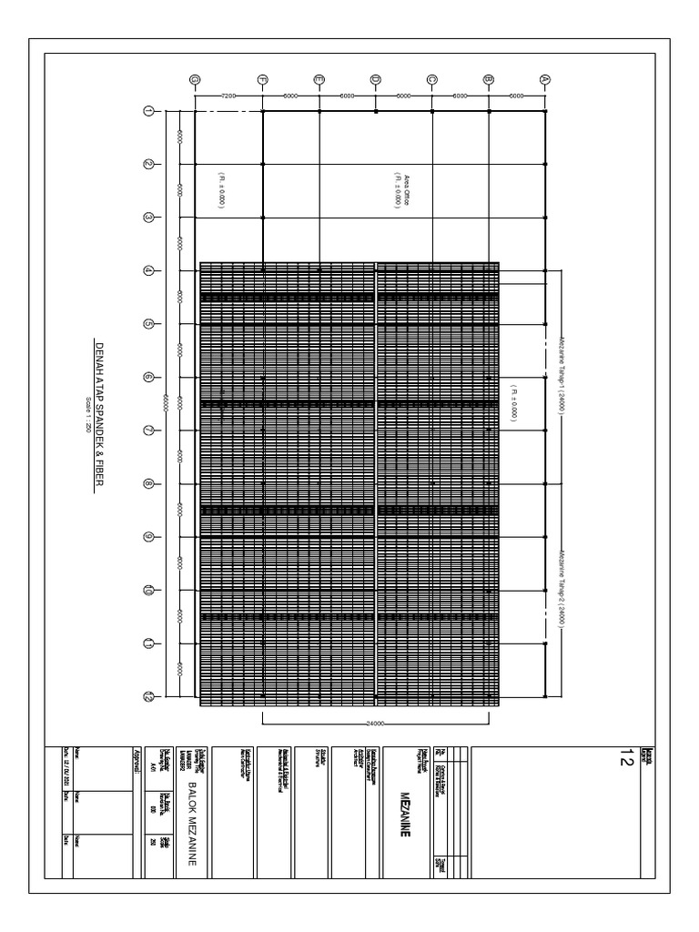 02-DENAH ATAP SPANDEK Model | PDF