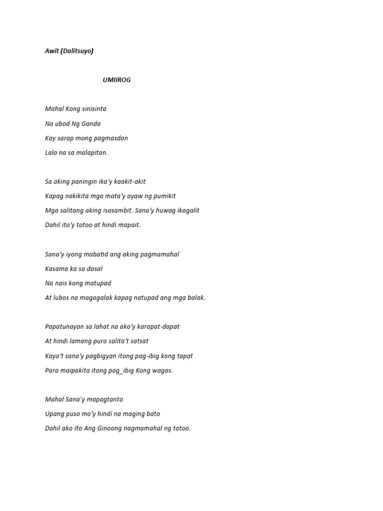 Dalit Suyo Pdf