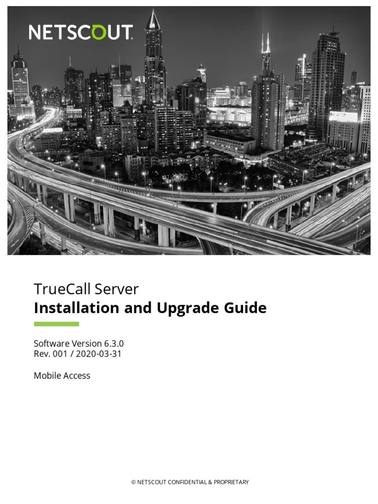 Truecall Server: Installation and Upgrade Guide | PDF | Installation ...