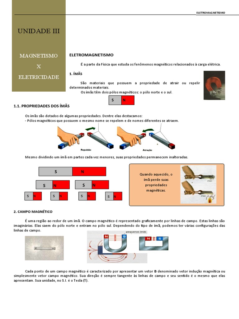 Livro De Eletromagnetismo Pdf Magnetismo Campo Magnético