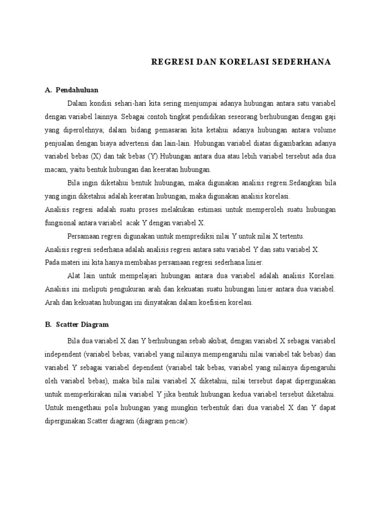 Pertemuan 12 Analisis Regresi | PDF