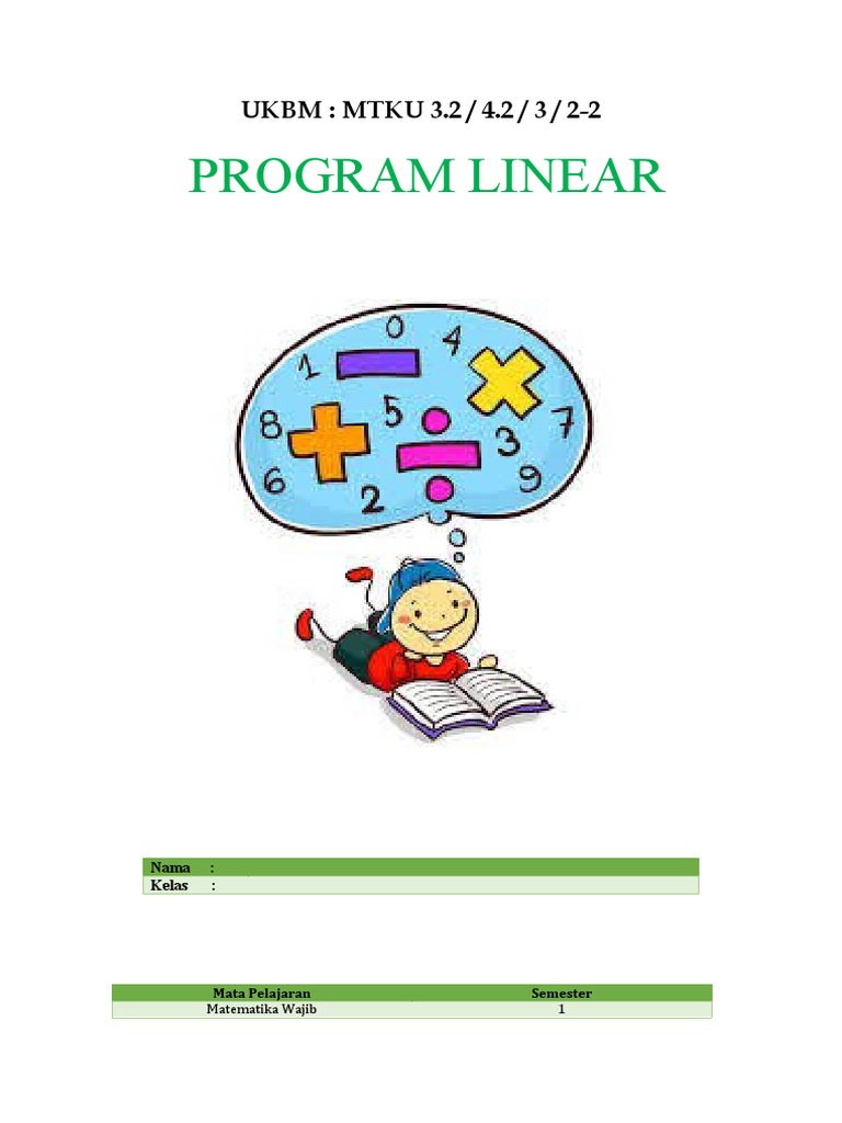 Masalah Program Linear | PDF
