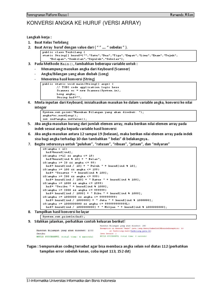 10-Konversi Angka Ke Huruf | PDF