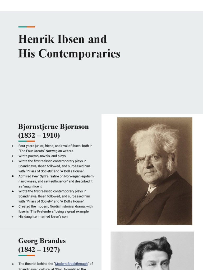 Henrik Ibsen and - His Contemporaries | PDF | Henrik Ibsen ...