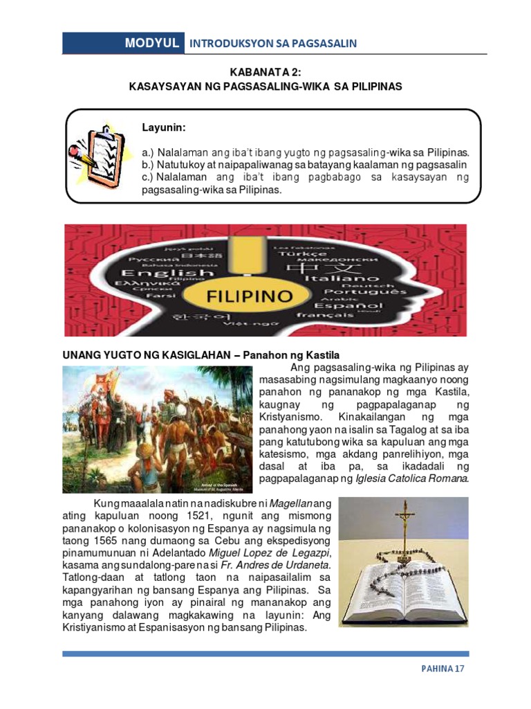 Kabanata 2 - Kasaysayan NG Pagsasaling-Wika Sa Pilipinas | PDF
