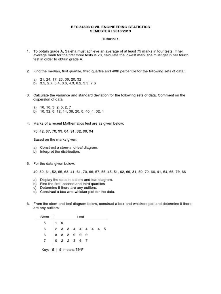 BFC 34303 Tutorial 1