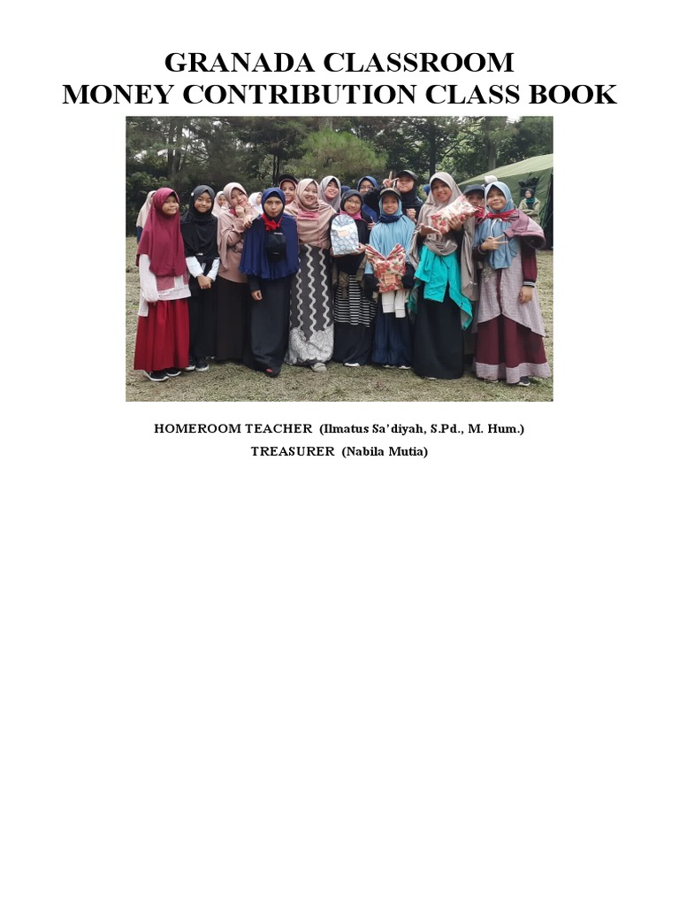 Granada Classroom Money Contribution Class Book | PDF