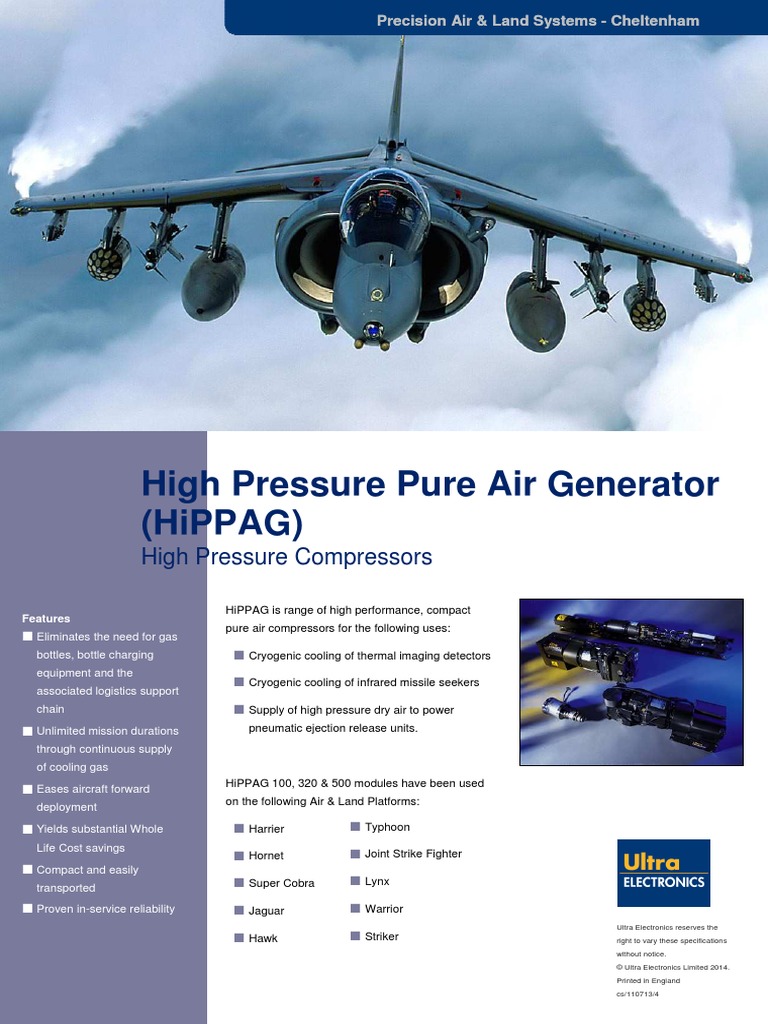 High Pressure Pure Air Generator (Hippag) | PDF | Weaponry ...