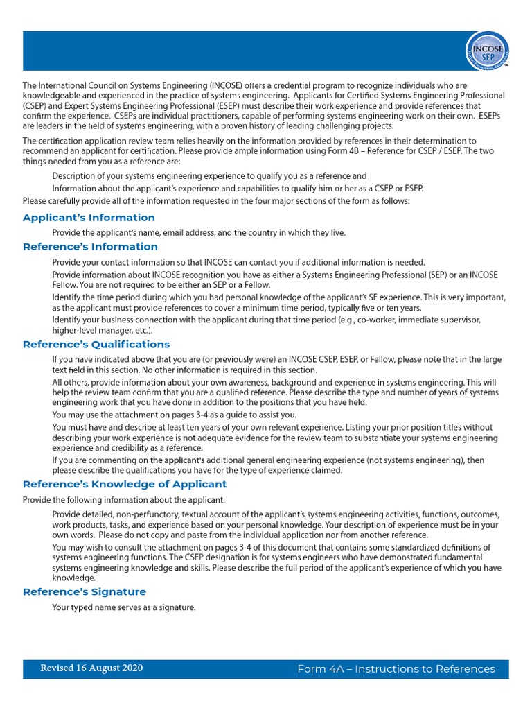 Form 4a Instructions To References - 01 | PDF | Life Cycle Assessment ...