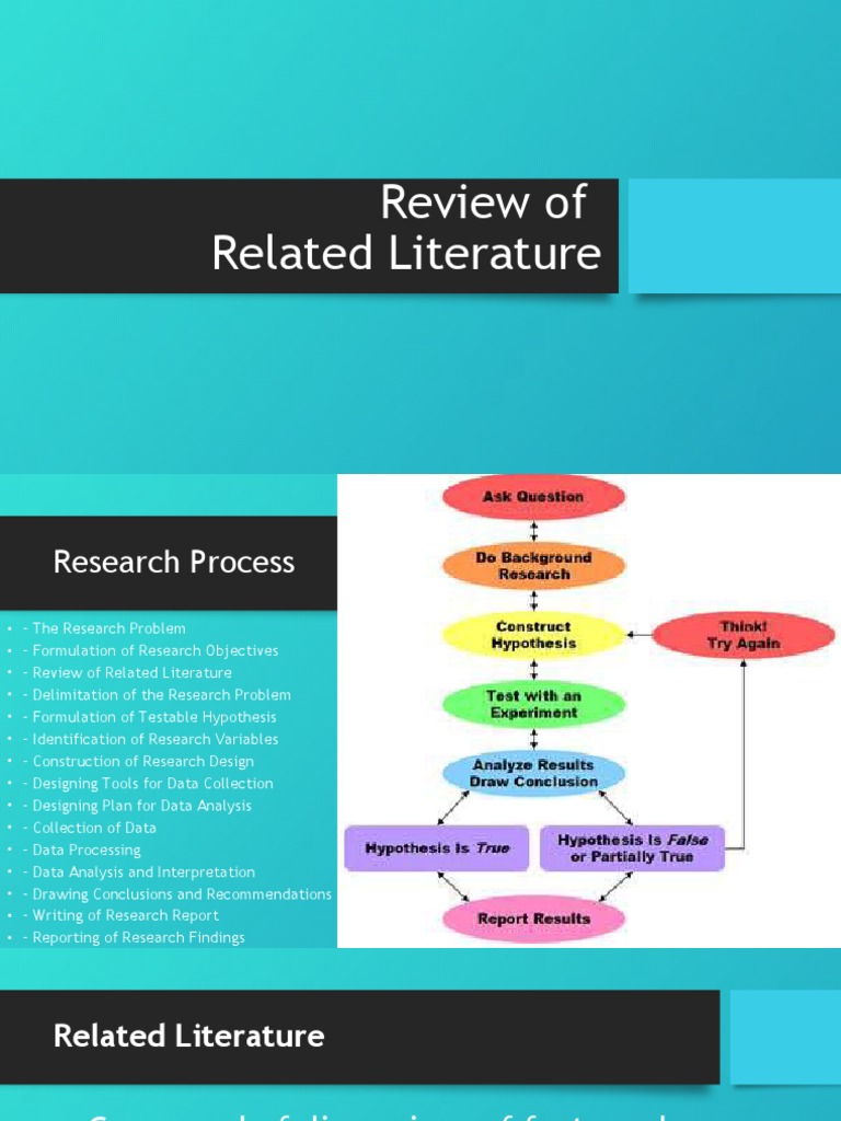 2.4 Review of Related Literature | PDF | Science | Methodology