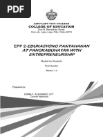 EPP Module 2 | PDF | Learning | Project Based Learning