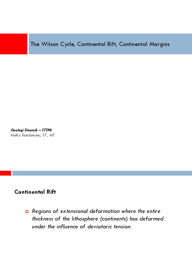 Wilson Cycle & Continental Rift | PDF