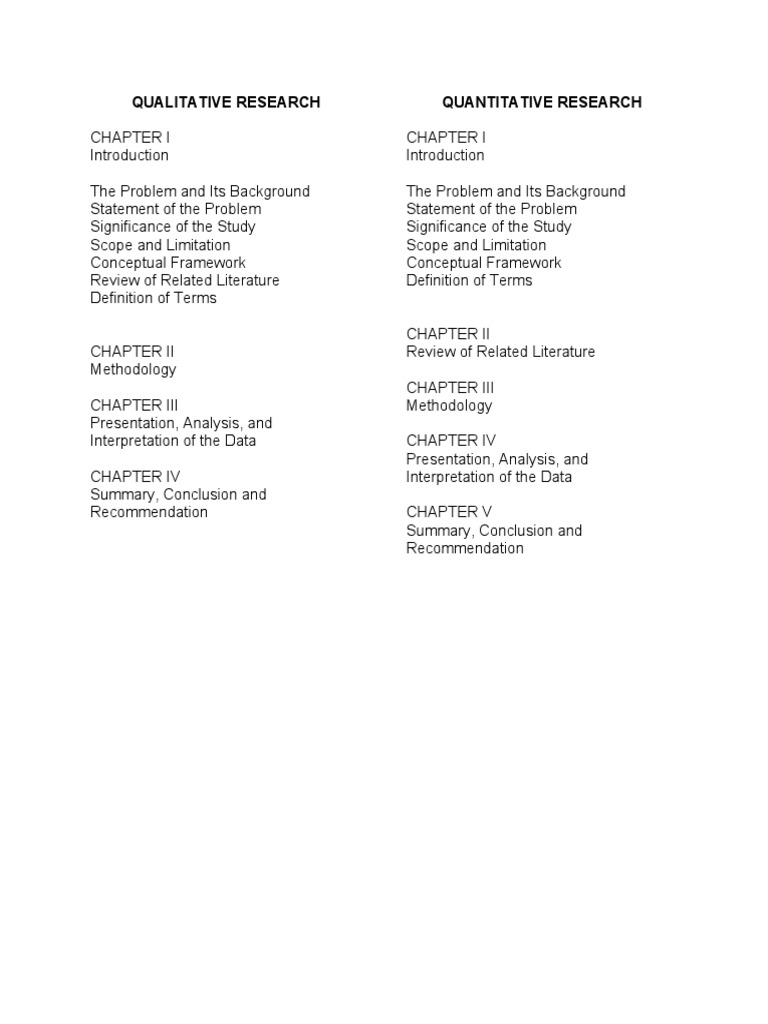 Qualitative Research Quantitative Research | PDF