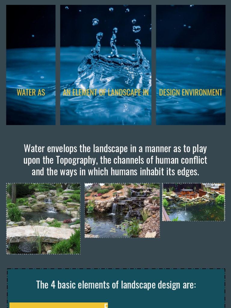 Water As A Design Element | PDF