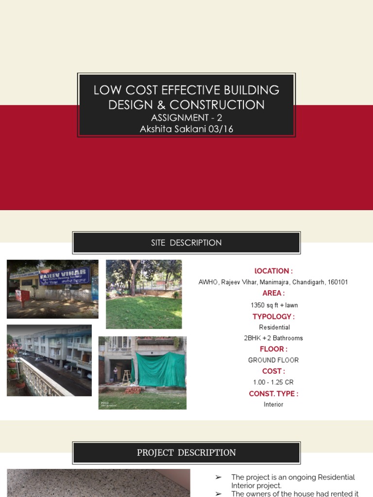 Low Cost Efffective Building Design and Construction | PDF | Lighting ...