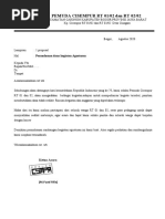 Contoh Surat Permohonan Dana Kegiatan 17 Agustus | PDF