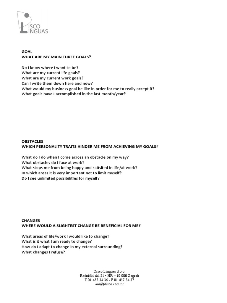 Coaching Cards | PDF