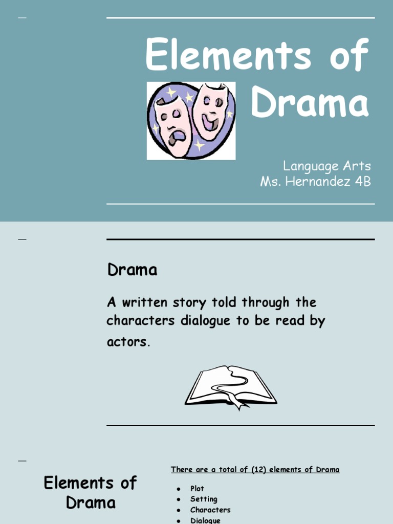 Elements of Drama | PDF