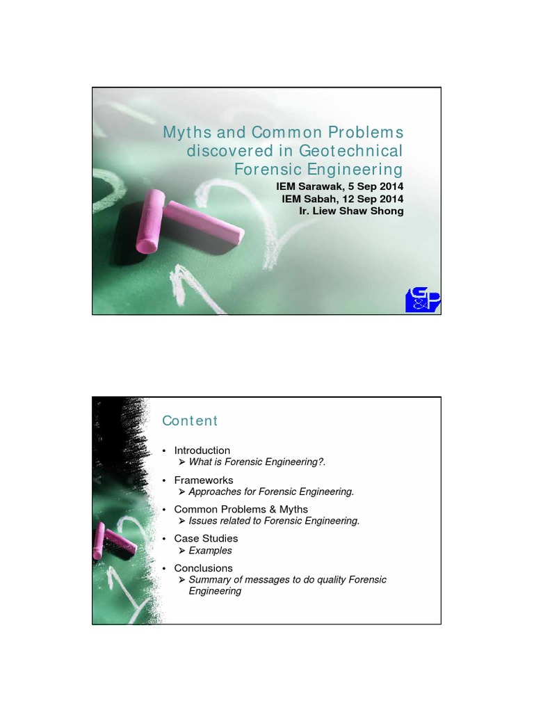 Myths in Geotechnical Forensic Engineering | PDF | Deep Foundation ...