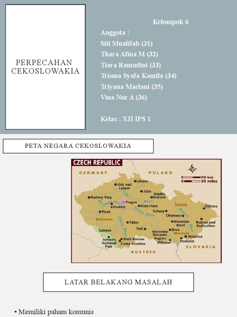 Perpecahan Cekoslowakia XII IPS 1 Klp.6 | PDF
