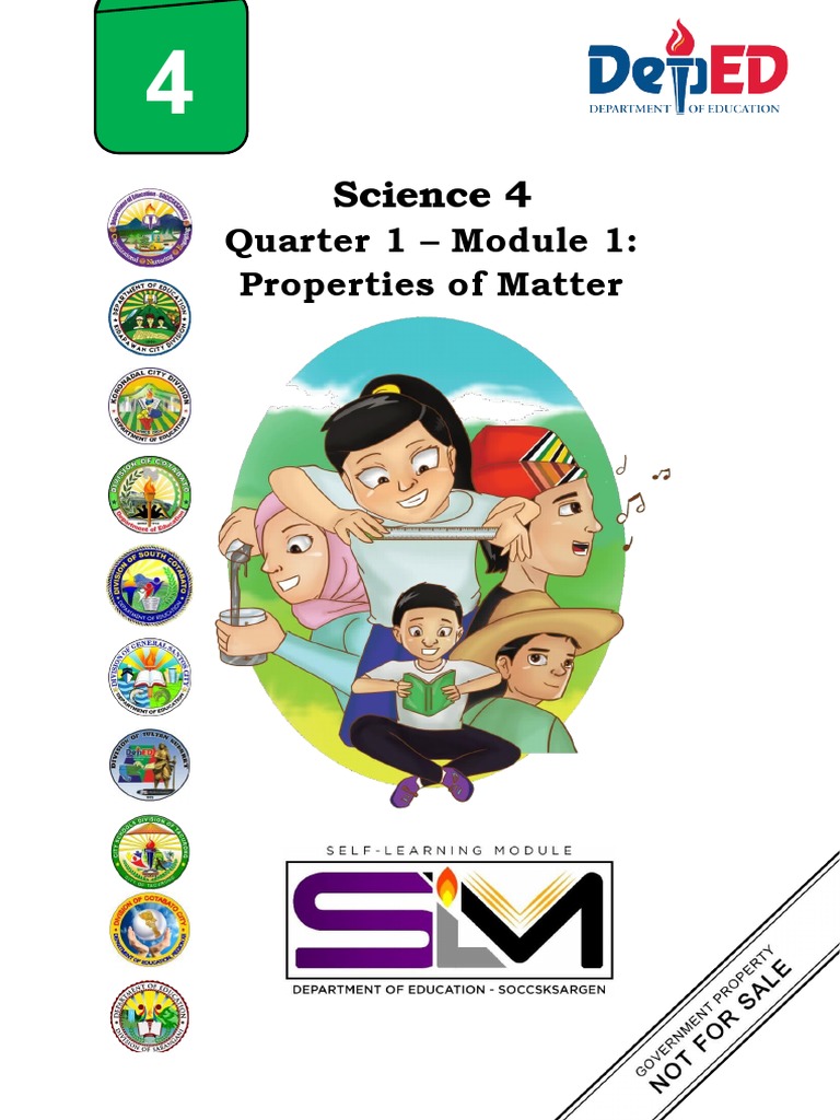 Science 4 Q1 Module 1 Properties of Matter | PDF | Intellectual Works ...