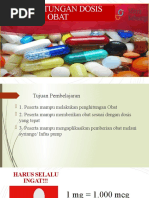 Rumus Pemberian Obat Farmabes Dengan Syring Pump | PDF