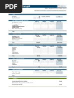 Sample Budget Ngo | PDF | Expense | Budget