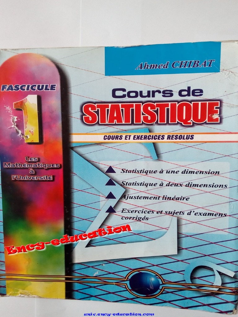 Ahmed Chibat - Fascicule 1 (Cours de Stat) | PDF