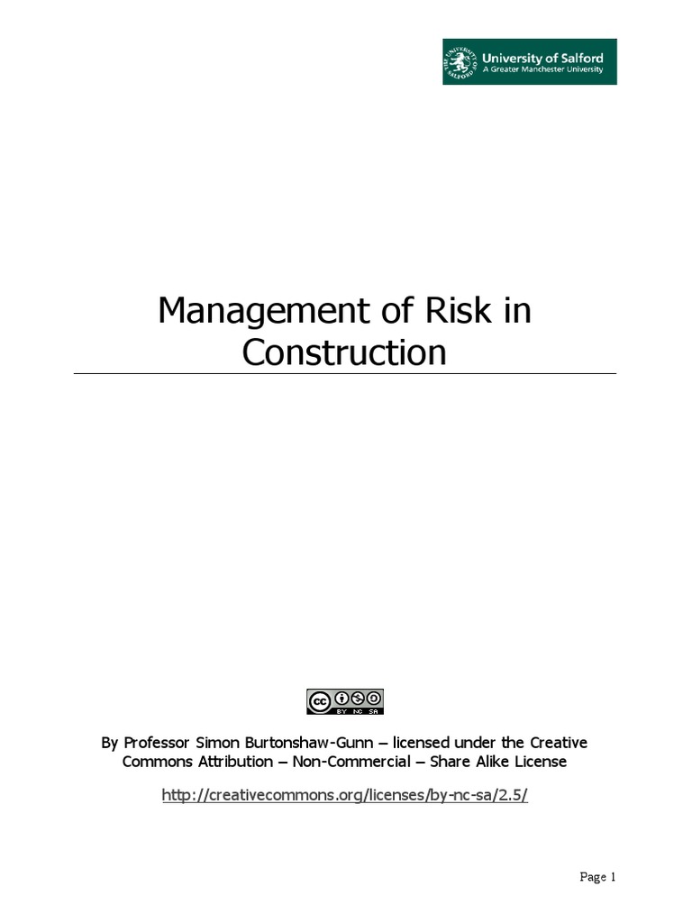 A Case Study in Risk Management: Lessons Learned from Cost Overruns and ...