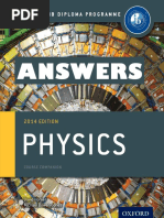 Answers Tsokos IB Physics | PDF | Force | Electron