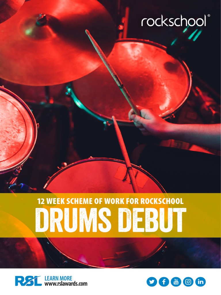 Rockschool Debut Drum Lesson Plan | PDF | Drum Kit | Rhythm