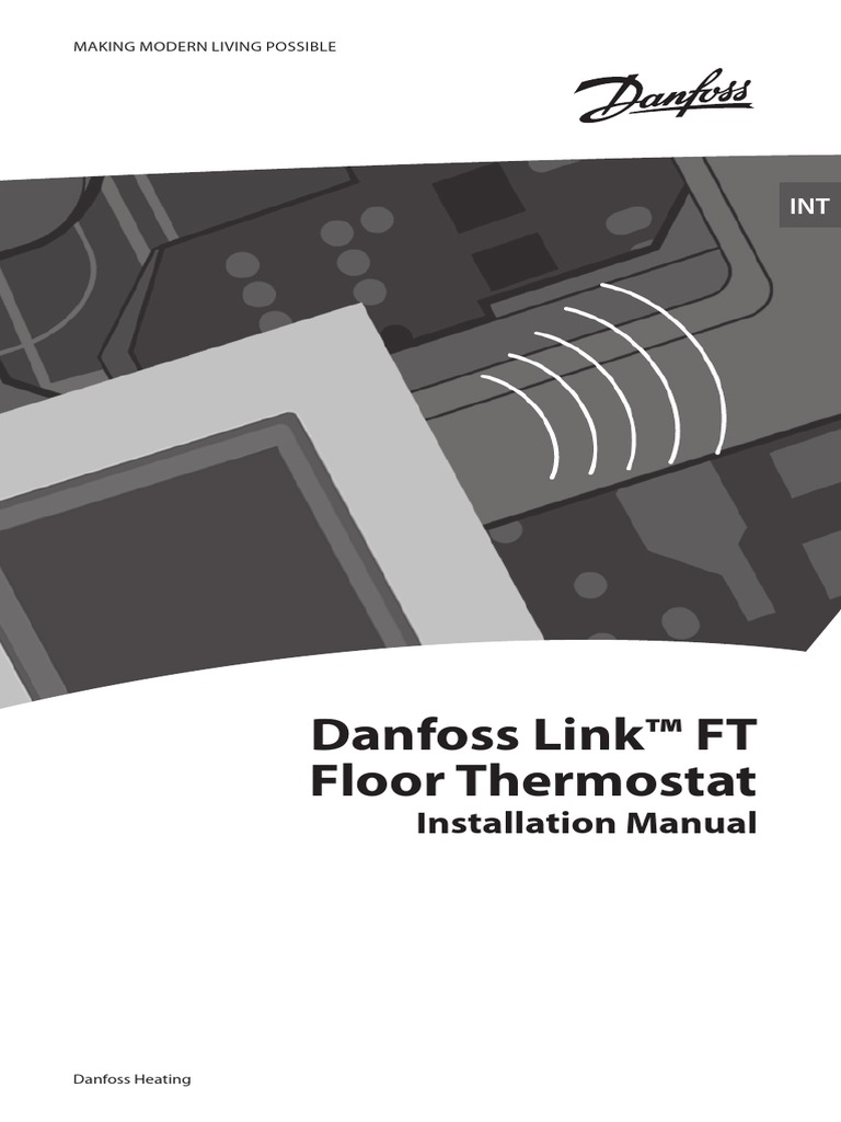 Danfoss Link™ FT Floor Thermostat: Installation Manual | PDF ...
