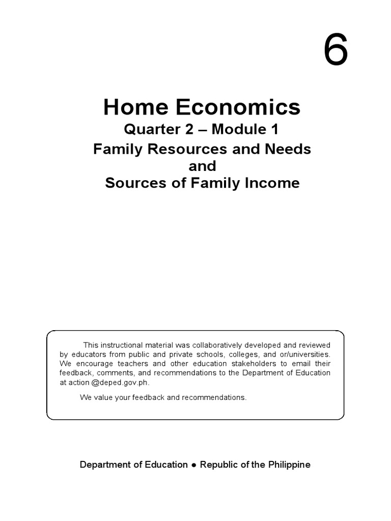 Tle 6 Module 1 | PDF | Dividend | Income