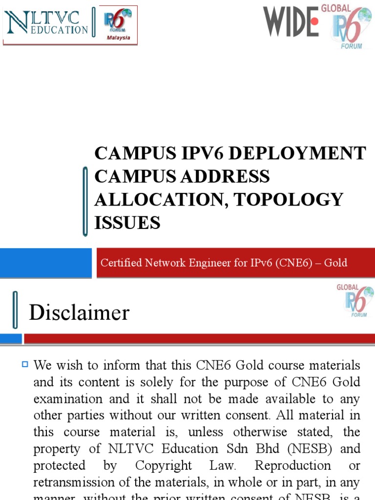 Campus Deployment | PDF | I Pv6 | Computer Architecture
