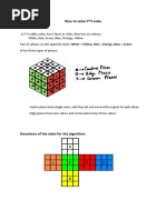Rubik's Cube Instructable | PDF | Logic Puzzles | Teaching Mathematics