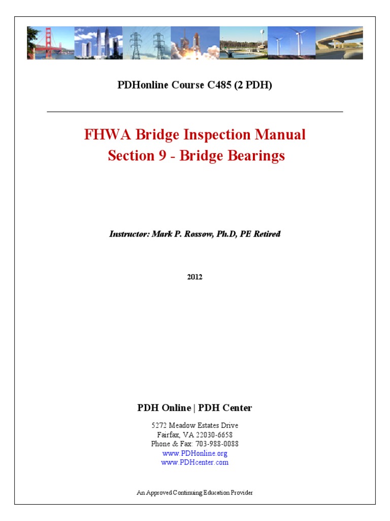 FHWA Bridge Inspector's Manual Section 9-Bridge Bearings | PDF ...