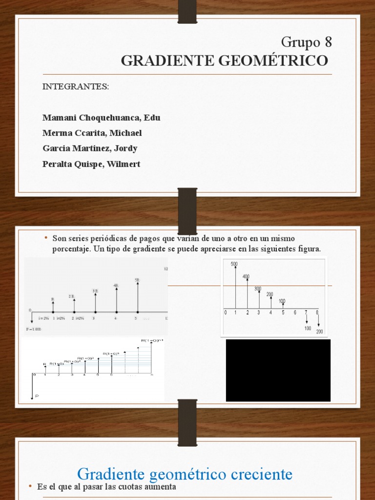 Gradiente Geométrico EXPOSICION | PDF | Economias | Business