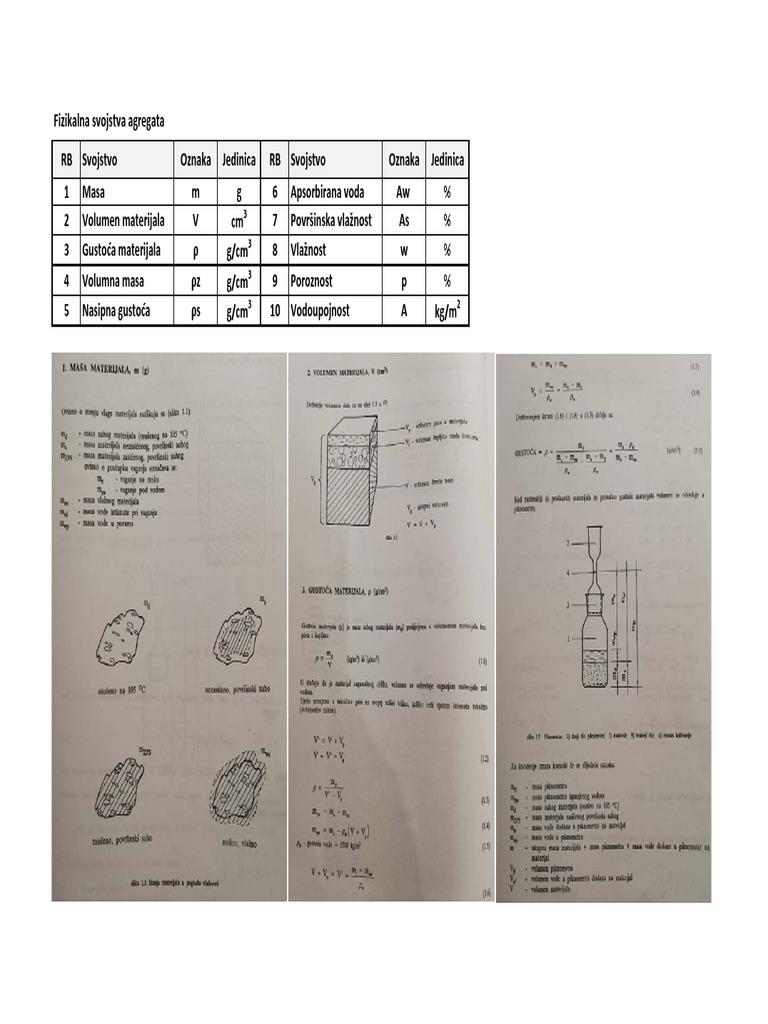 Fizikalna Svojstva - Agregat | PDF