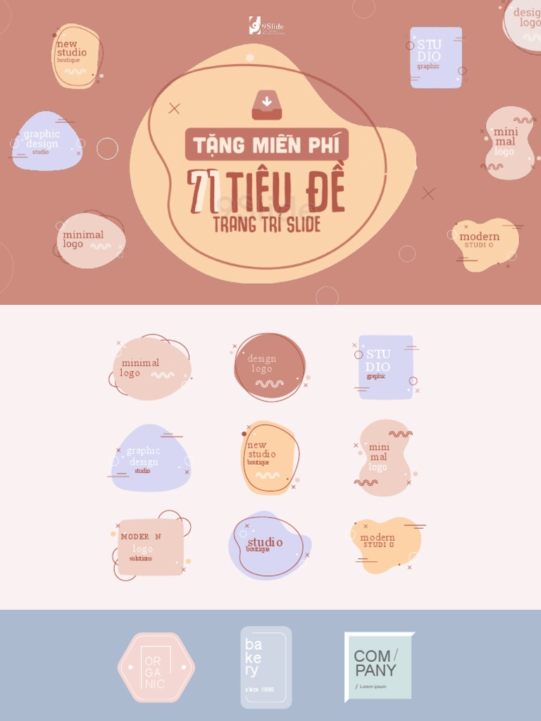 9slide 71 Mau Tieu de Trang Tri Slide Powerpoint | PDF