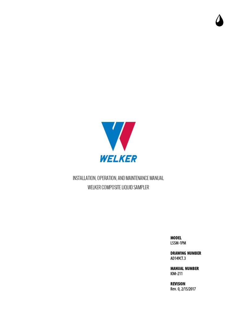 Installation, Operation, and Maintenance Manual Welker Composite Liquid ...