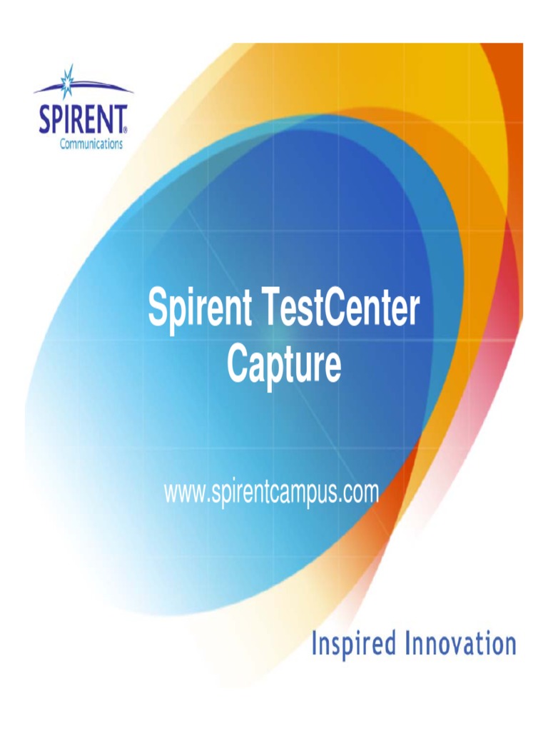 Spirent TestCenter Capture V3 | PDF | Computer Data | Data Transmission