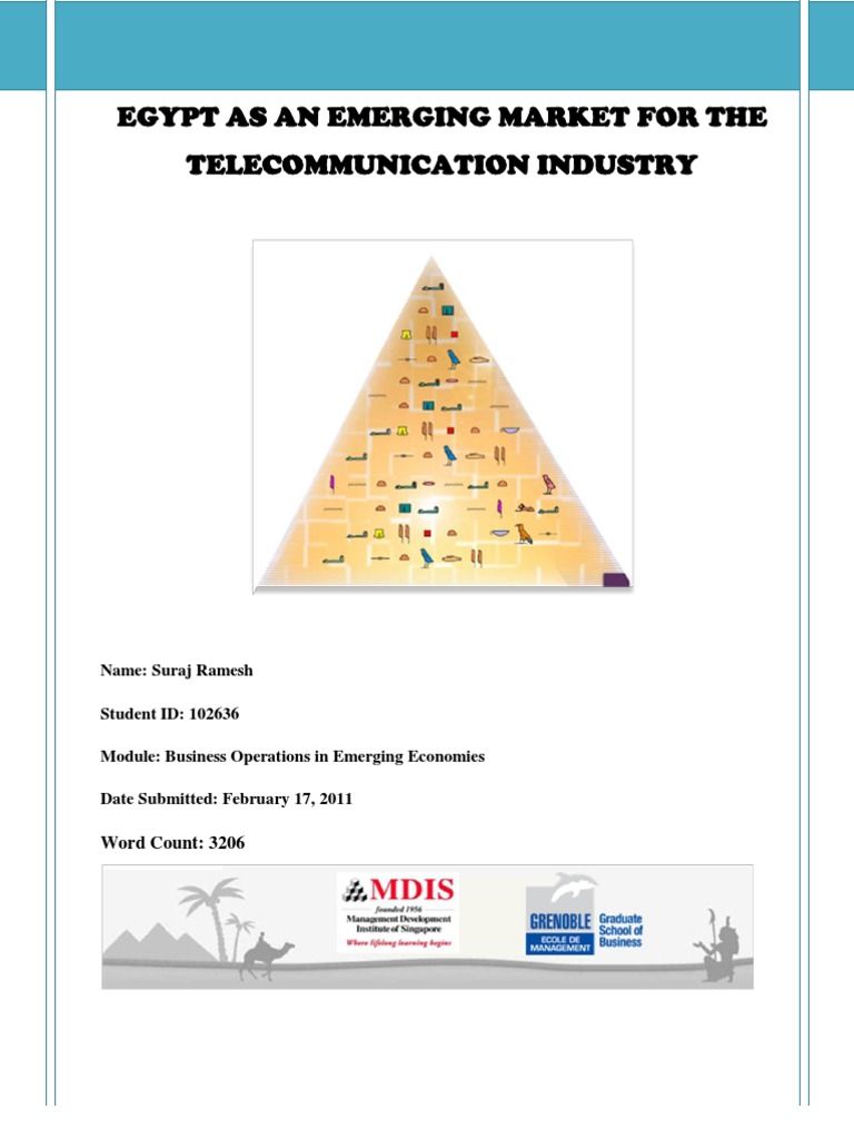 Egypt As An Emerging Market | PDF | Egypt | Business