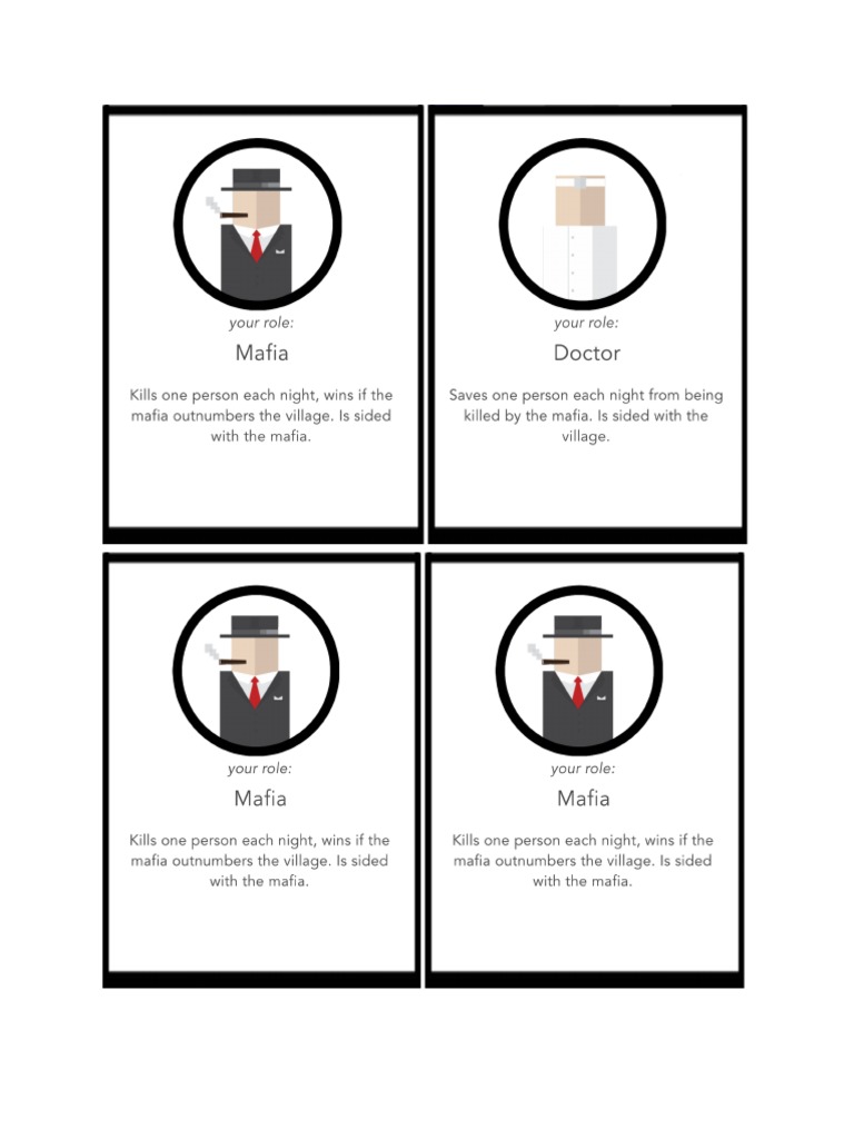 Mafia Playing Cards | PDF