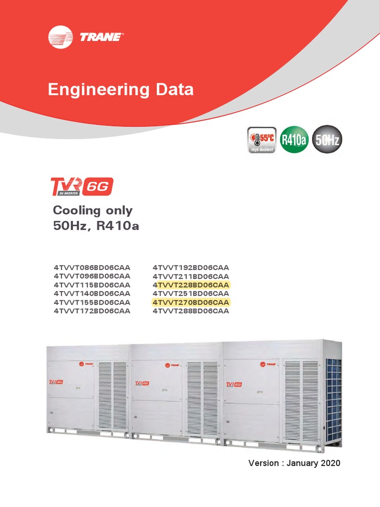 PFT019 - TVR6G50 HZ Engineering Manual | PDF | Physical Quantities | Building Engineering