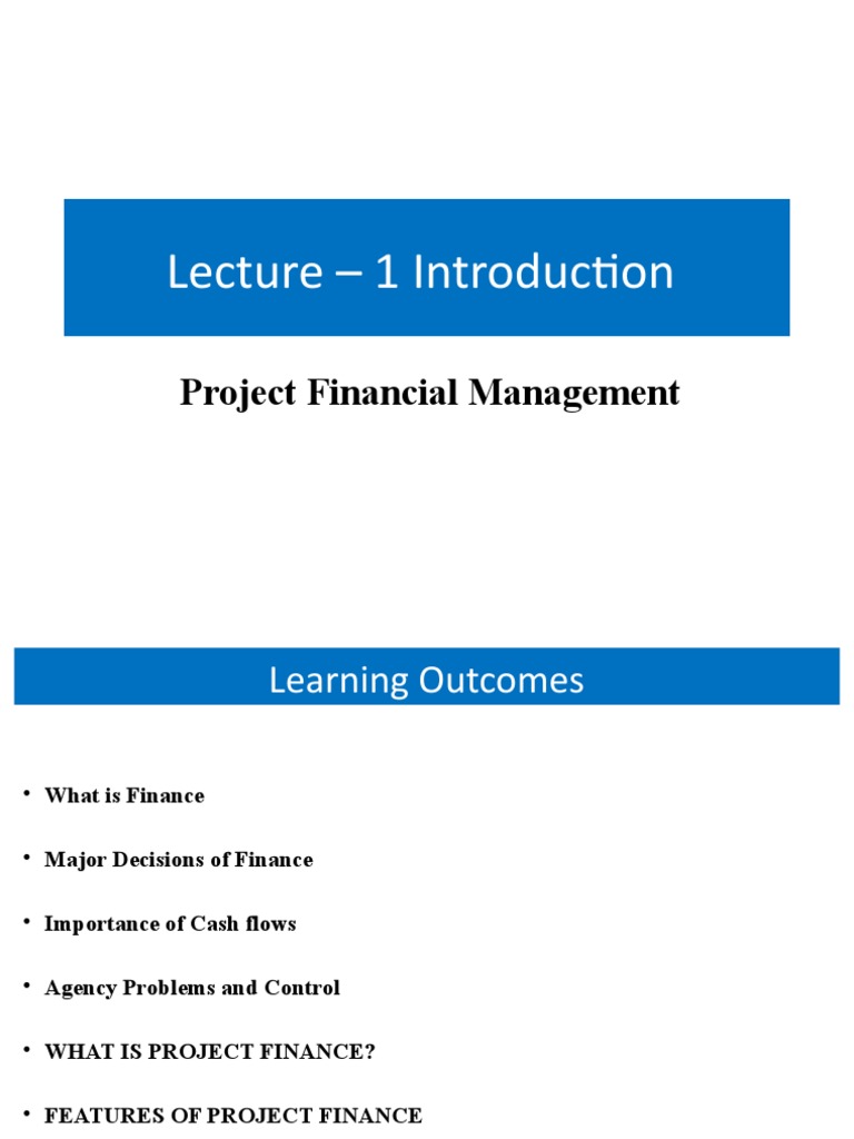 Introduction To Project Finance | PDF | Project Finance | Partnership